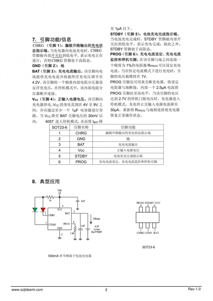 JTD4057 datasheet page 2