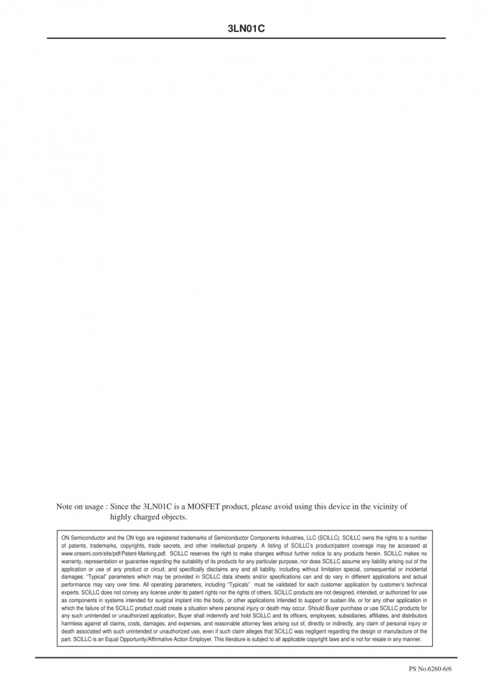 3LN01C datasheet visual page 6