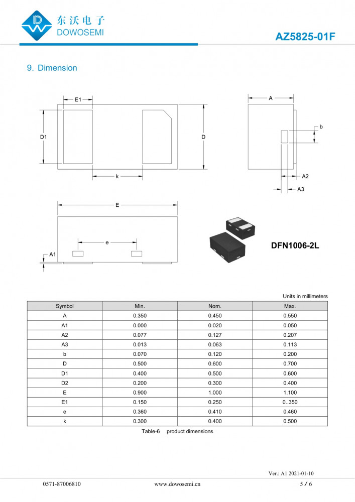 AZ5825-01F datasheet page 5