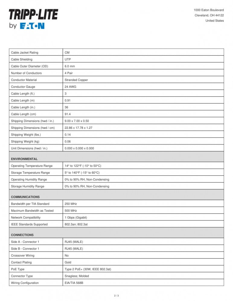 N201-003-BK technical document page 2