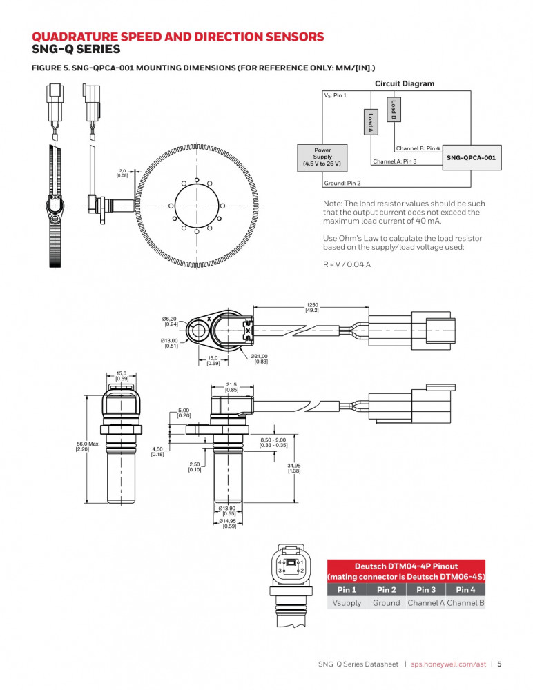 Honeywell SNG-Q series technical document page 5