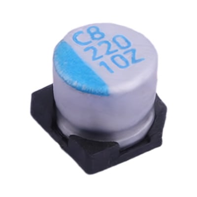 Lelon OVZ820M1ATR-0606 Aluminum-Polymer Capacitor
