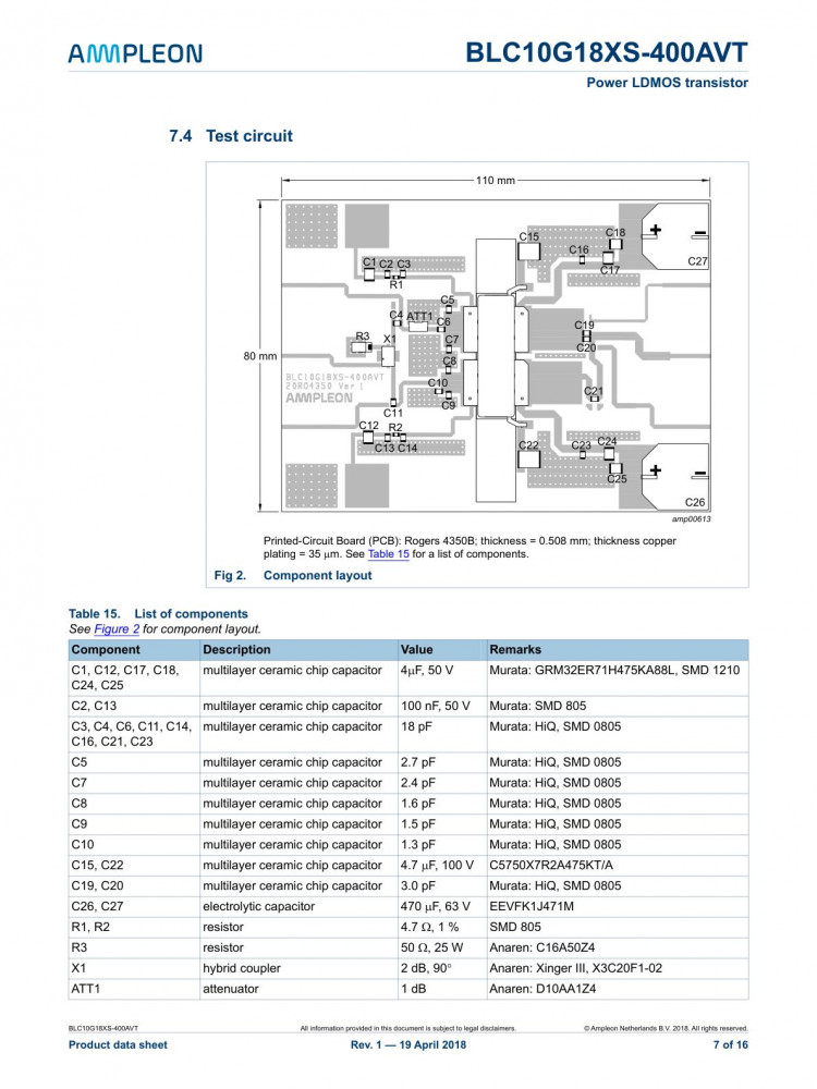 BLC10G18XS-400AVTY datasheet page 7