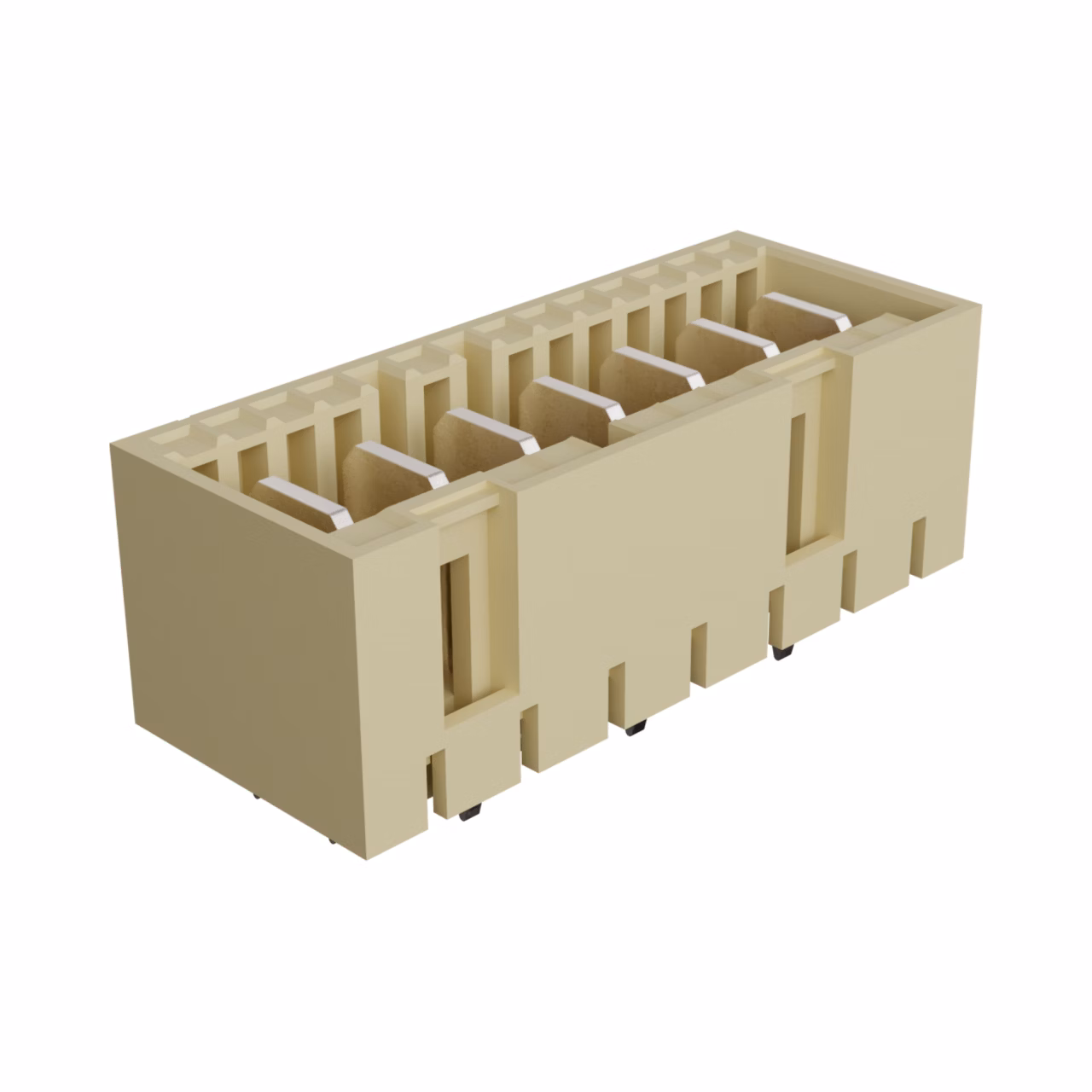 Appli-Mate RAST 5 Header, Vertical, 7 Circuits, Tin (Sn) Plating, Position Keys 3a & 4a, Code Keys d30 & d70, Latches Between Circuits 1 & 2 and 5 & 6, PCB Polarization A, Glow-Wire Capable for sale