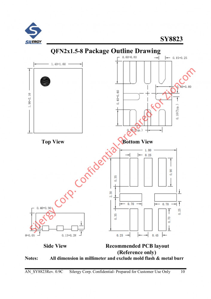 SY8823QUC datasheet page 10