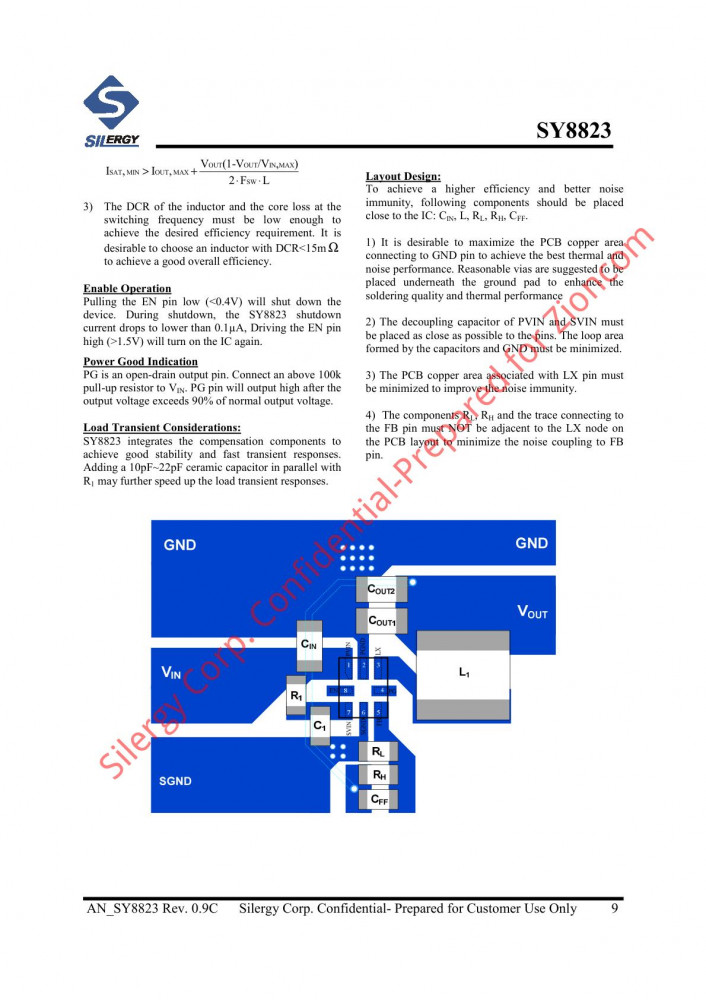 SY8823QUC datasheet page 9