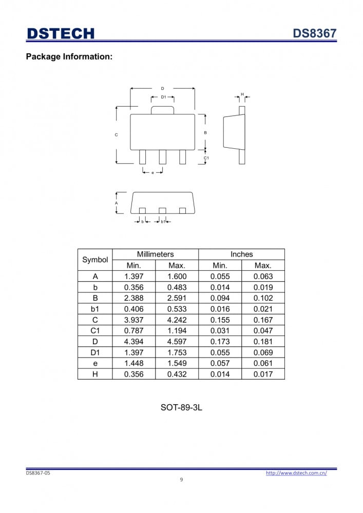 DS8367 datasheet page 9