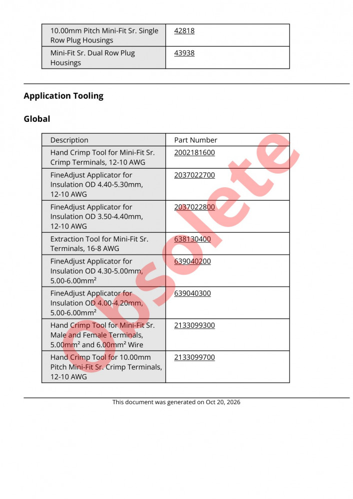 Technical document page 3 for MOLEX 428170111