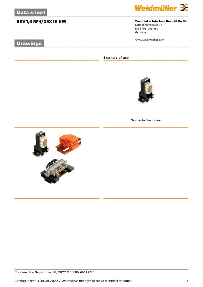 WEIDMULLER 1690110000 documentation page 3