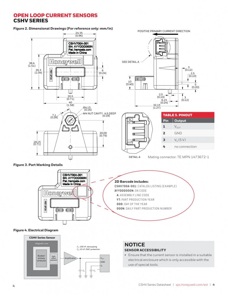CSHV Series datasheet page 4