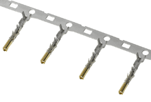 Compact Robot Connector Power Crimp Pin, Lead Free, Chain