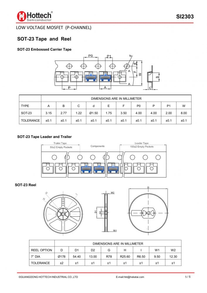 SI2303 datasheet page 5