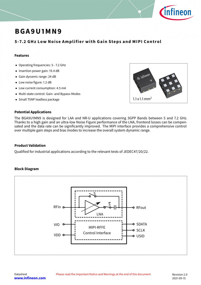 BGA9U1MN9 datasheet page 1