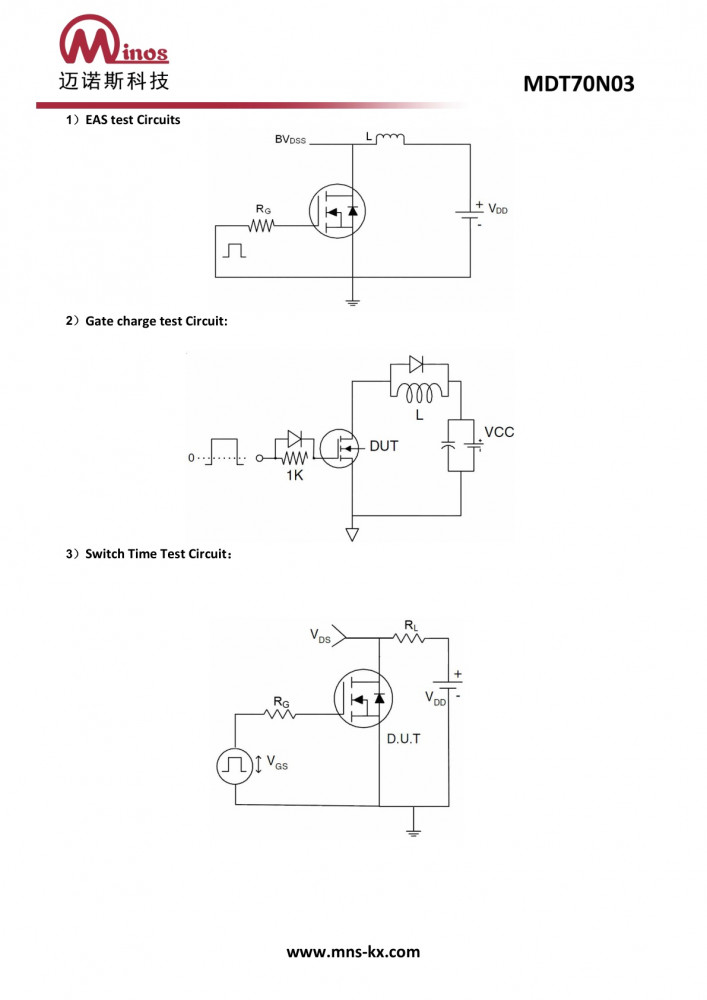 MDT70N03 datasheet page 3