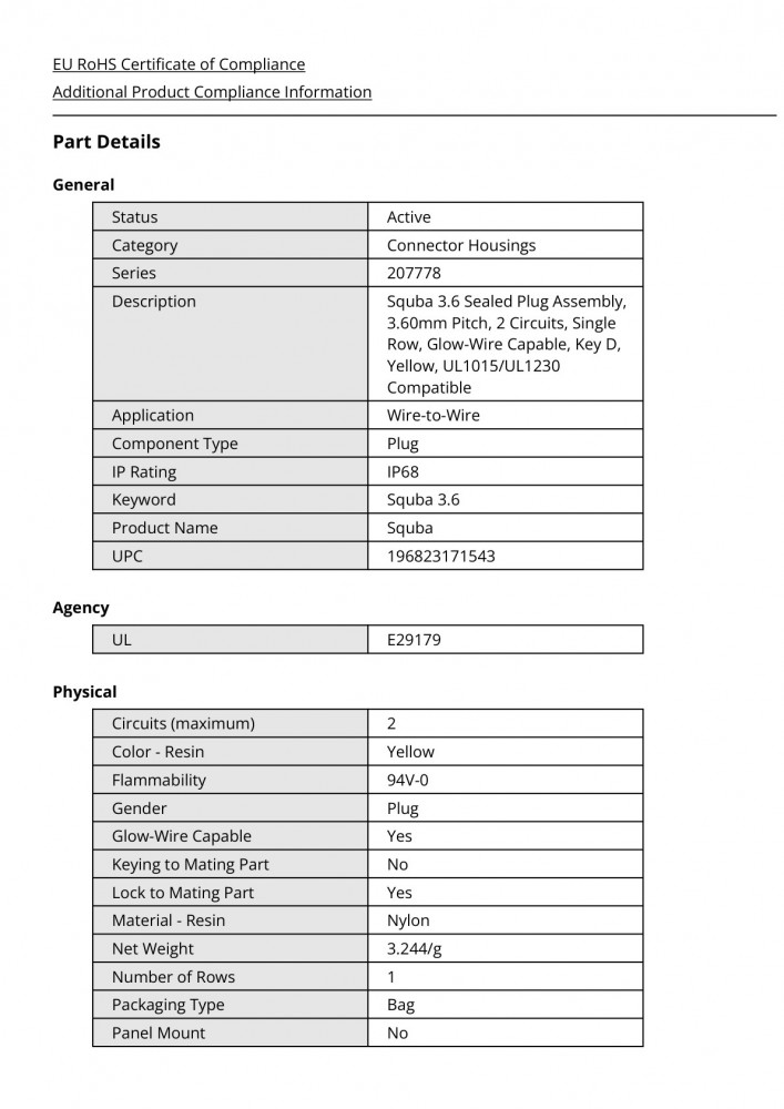Product document preview, page 2