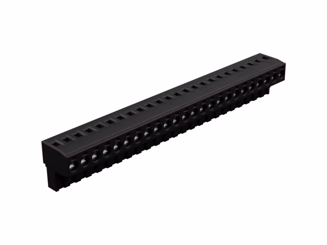 5.08mm Pitch Eurostyle Horizontal Plug, Gold (Au) Plated, Black, 24 Circuits for sale