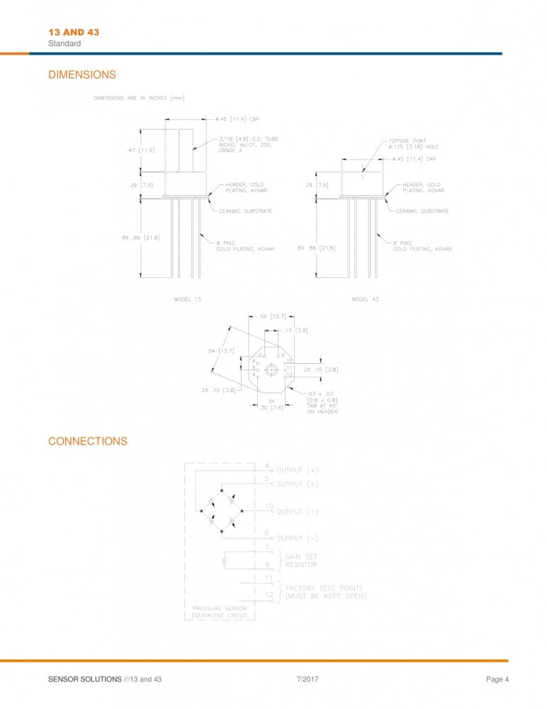 13A-030G datasheet page 4