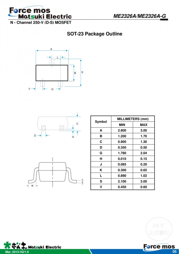 ME2326A datasheet page 5