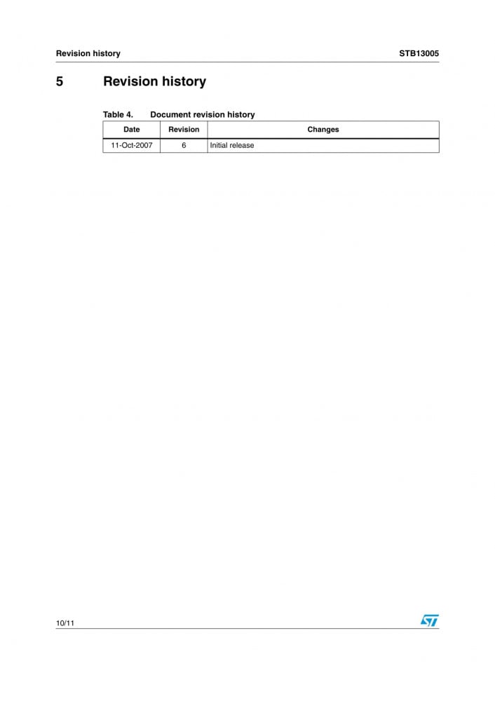 STB13005-1 datasheet page 10