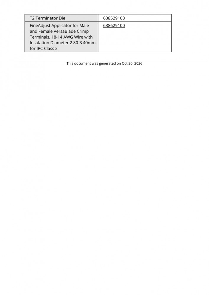 Tooling document page 3 for reference