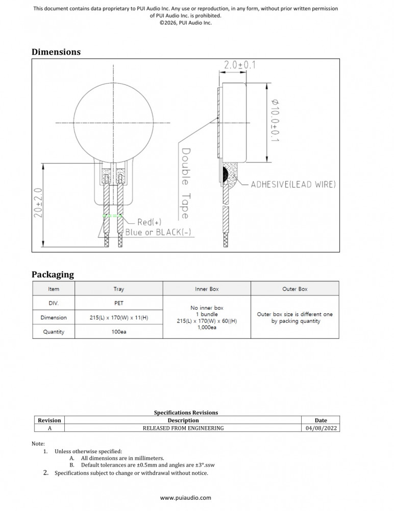 HD-EMC1002-LW20-R datasheet page 3