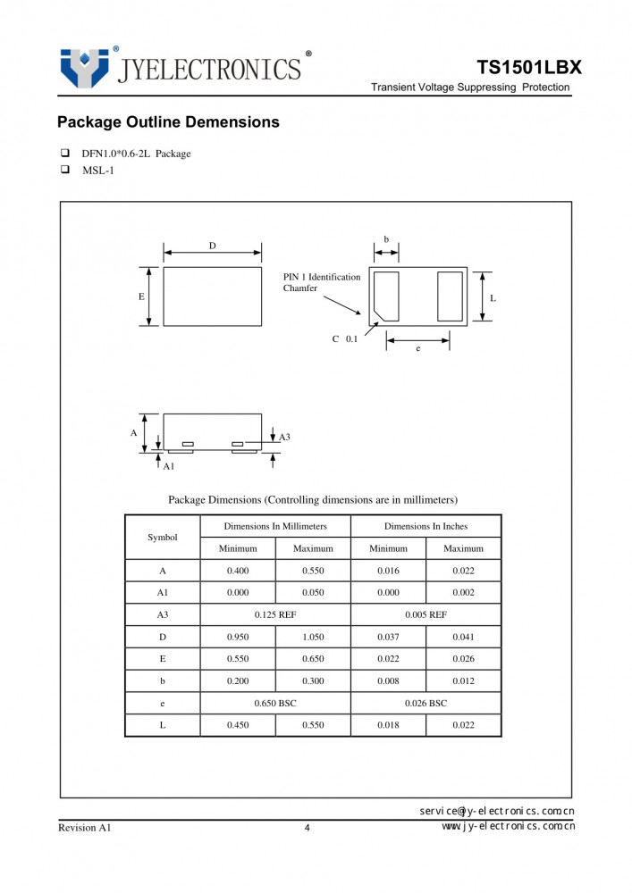 TS1501LBX datasheet page 4