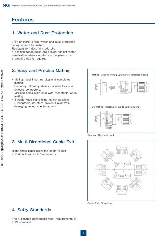 HR34B datasheet page 2