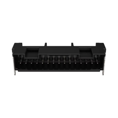 Micro-One Wire-to-Board Header, Right Angle, 2.00mm Pitch, Single Row, Glow-Wire Capable, Through Hole, 15 Circuits, Tin-Bismuth Plating, Black for sale