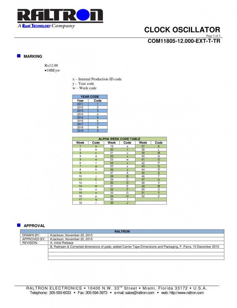 COM11805-12.000-EXT-T-TR technical document page 3