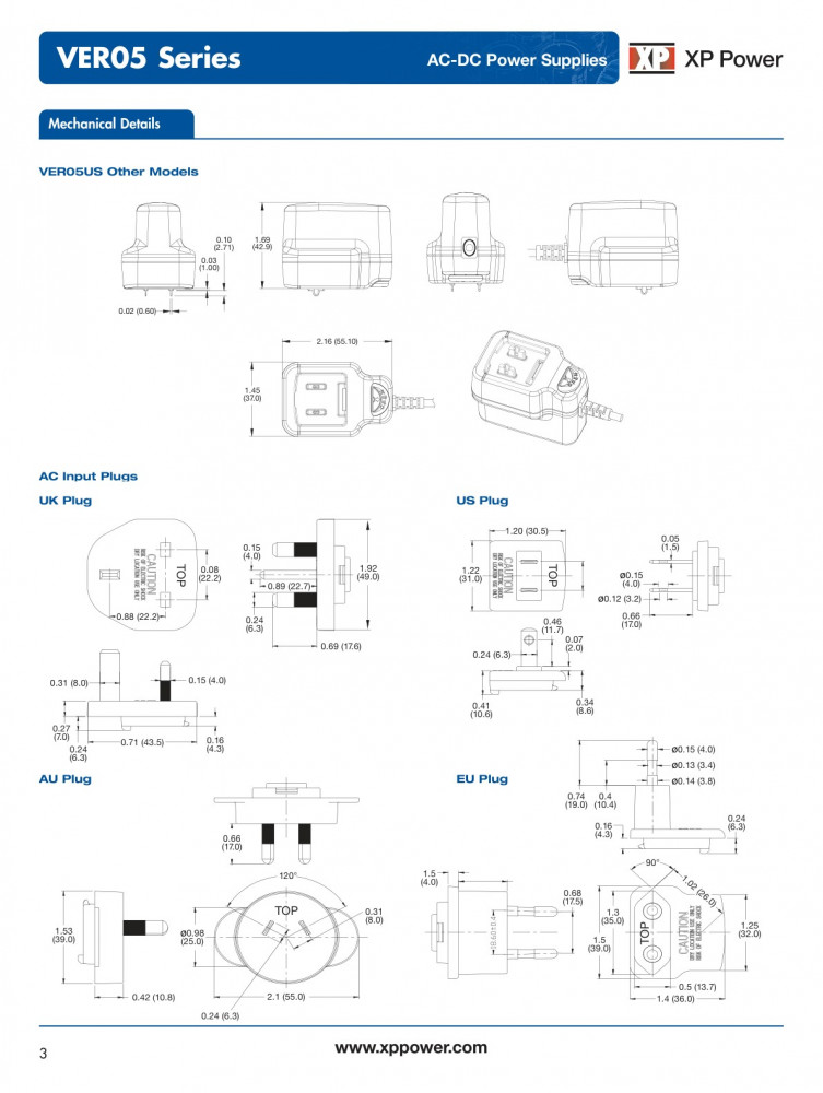 VER05 series technical document page 3