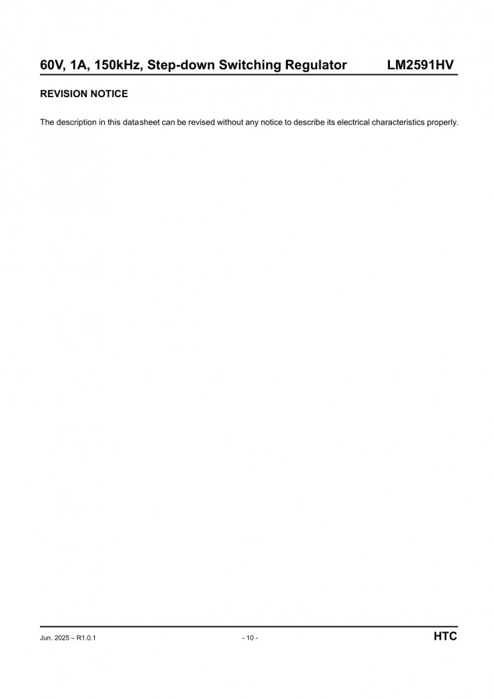 LM2591HVTV-ADJ datasheet page 10