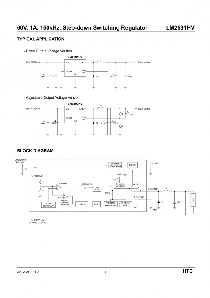 LM2591HVTV-ADJ datasheet page 4