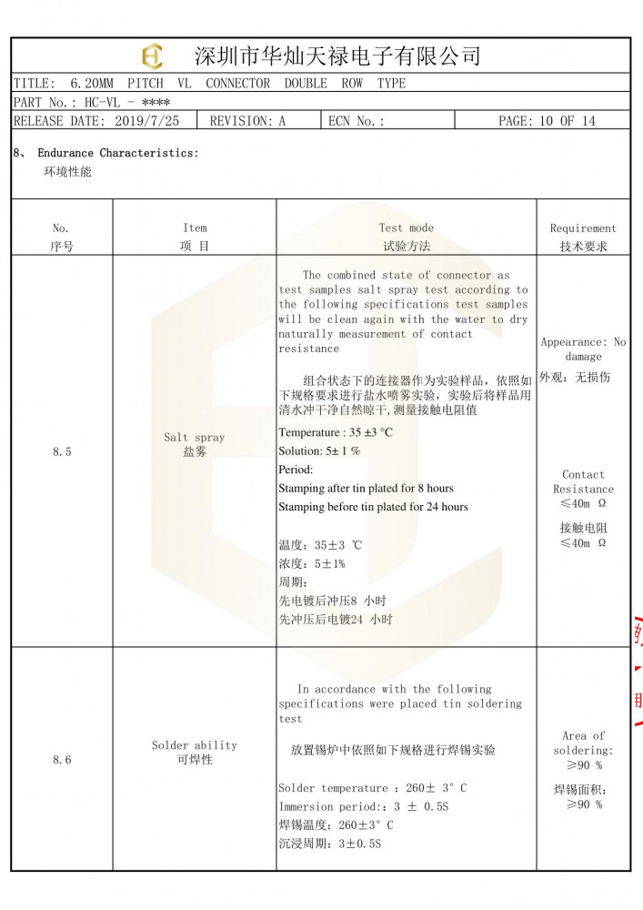 HC-VL-4S-05 approval document page 10