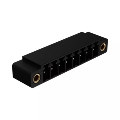 3.50mm Pitch Eurostyle Right-Angle PCB Header, with Threaded Retention Inserts, 8 Circuits for sale