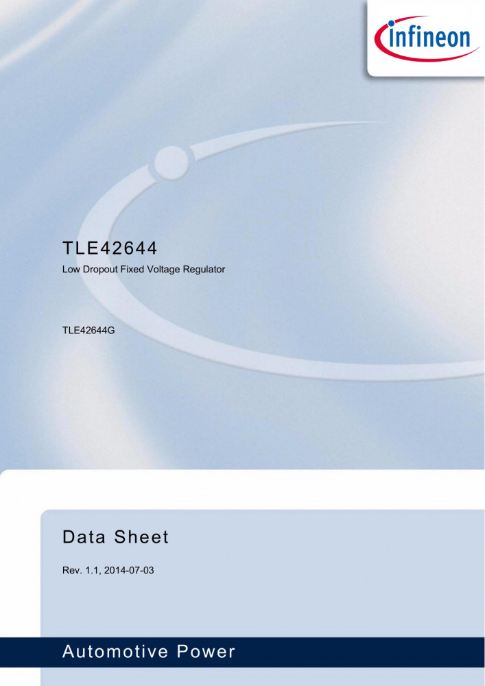 TLE42644 datasheet page 1
