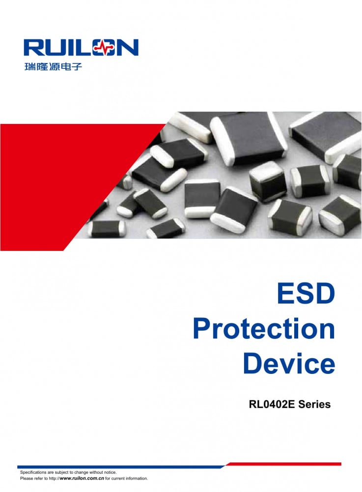 RL0402E series datasheet page 1