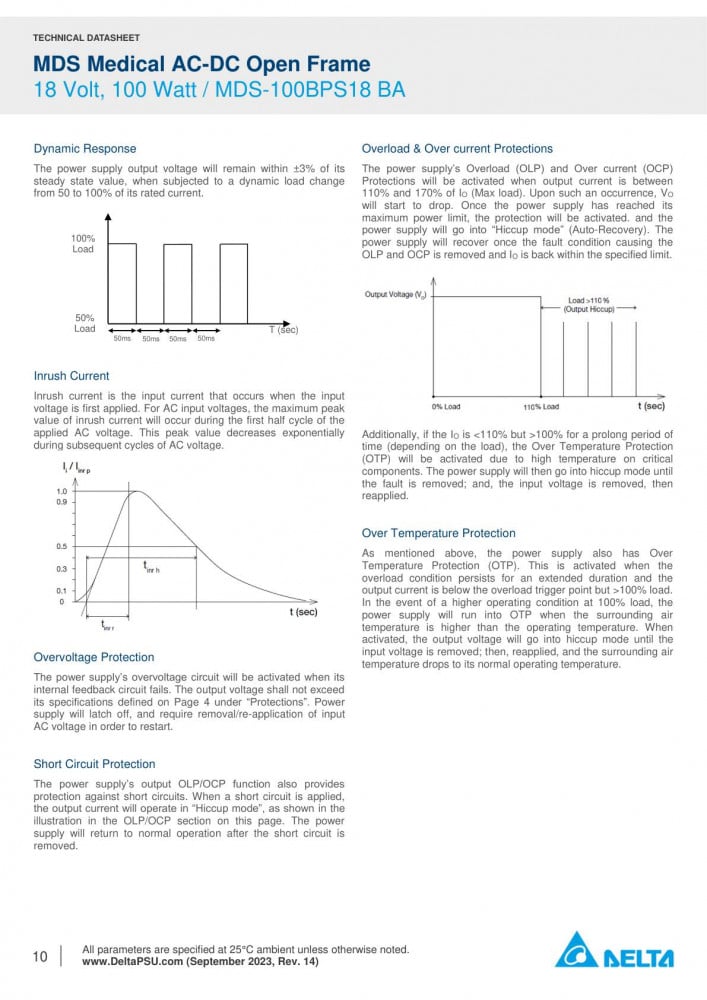 MDS-100BPS18 BA datasheet page 10