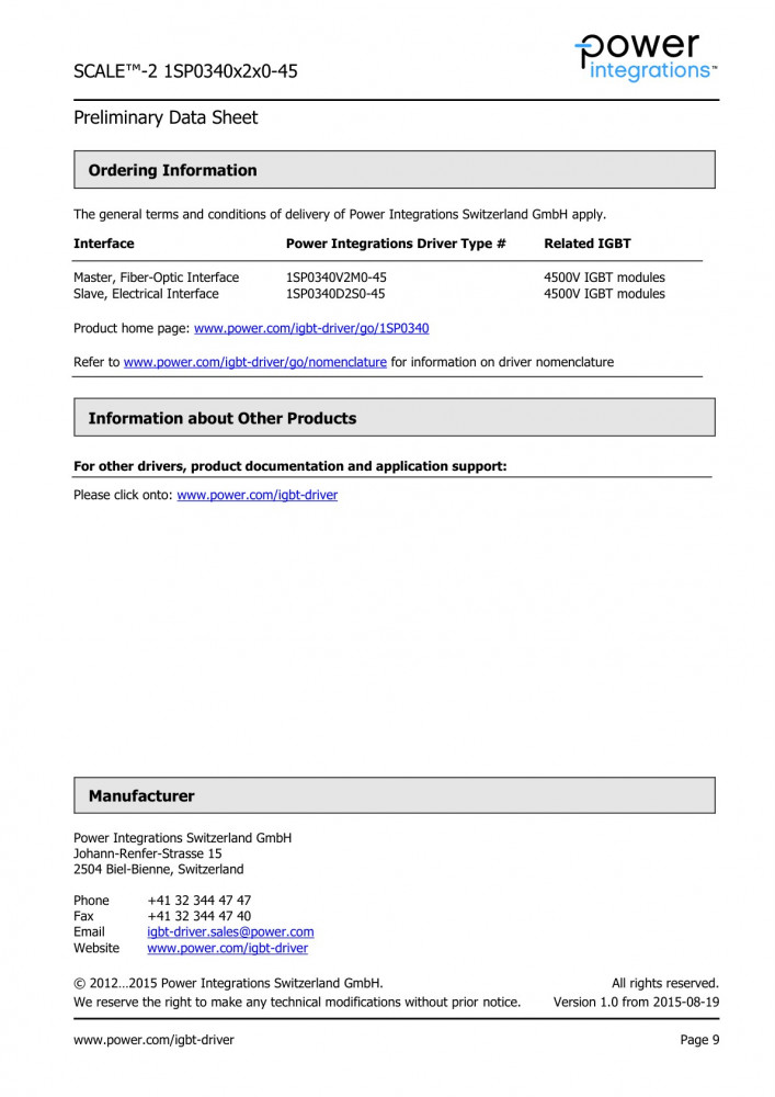 1SP0340D2S0-45 datasheet page 9