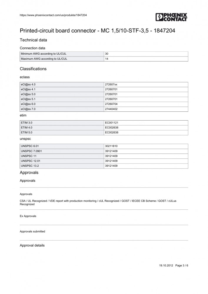 Phoenix Contact 1847204 technical document page 3