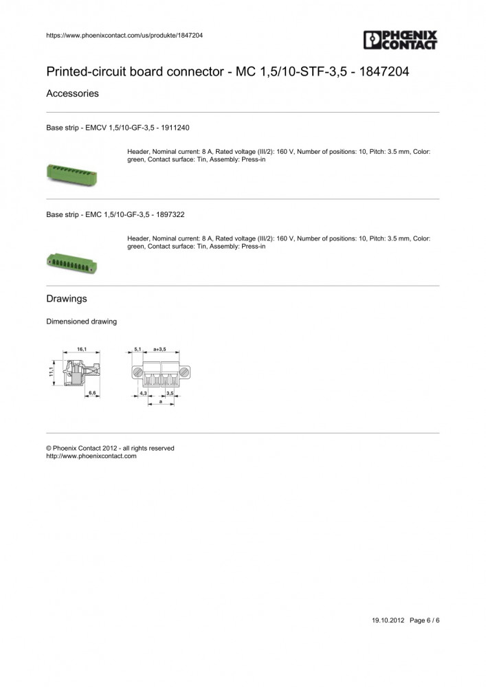 Phoenix Contact 1847204 technical document page 6