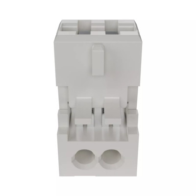 Appli-Mate RAST 2.5 IDT Connector, 2.50mm Pitch, Direct/Indirect, Female, Beaded Terminal, 2 Circuits, Position Keys A and C Removed, Slotted Endwalls for sale