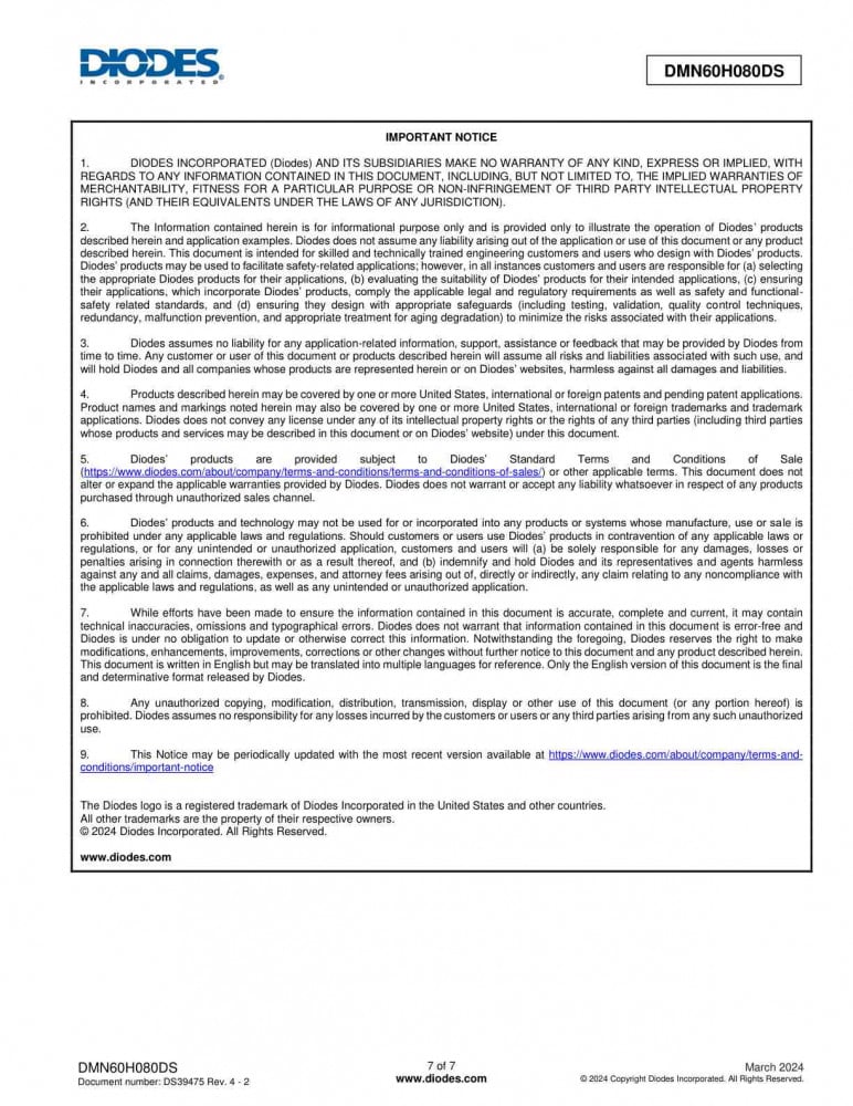 DMN60H080DS-13 datasheet page 7