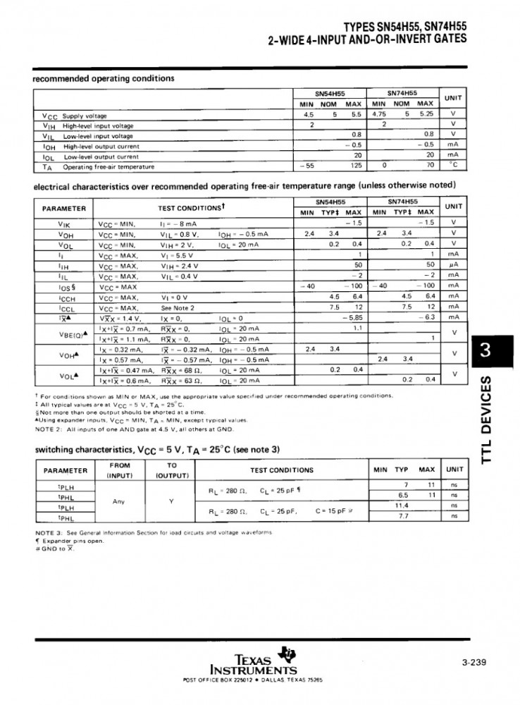 54L55W/B datasheet page 5