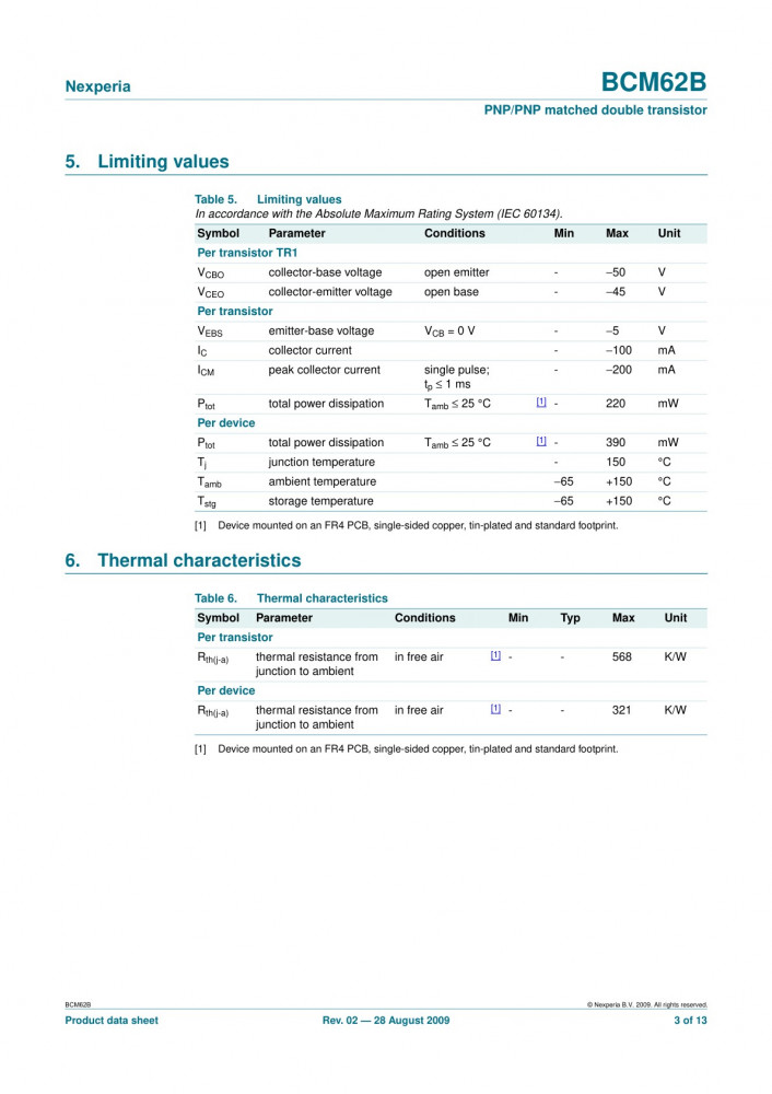 BCM62B datasheet page 3