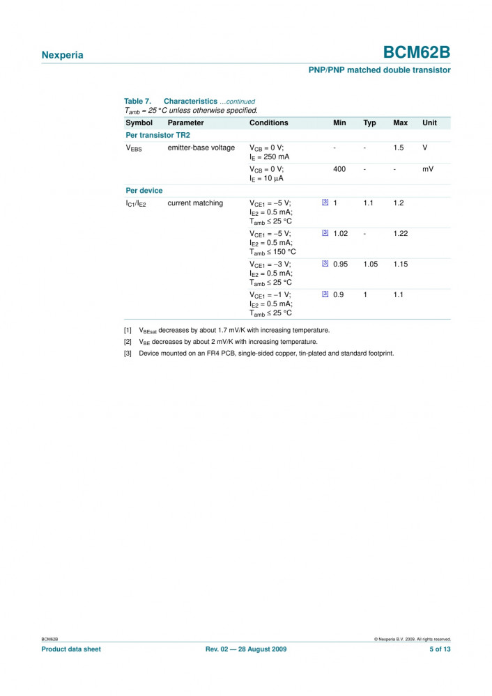 BCM62B datasheet page 5
