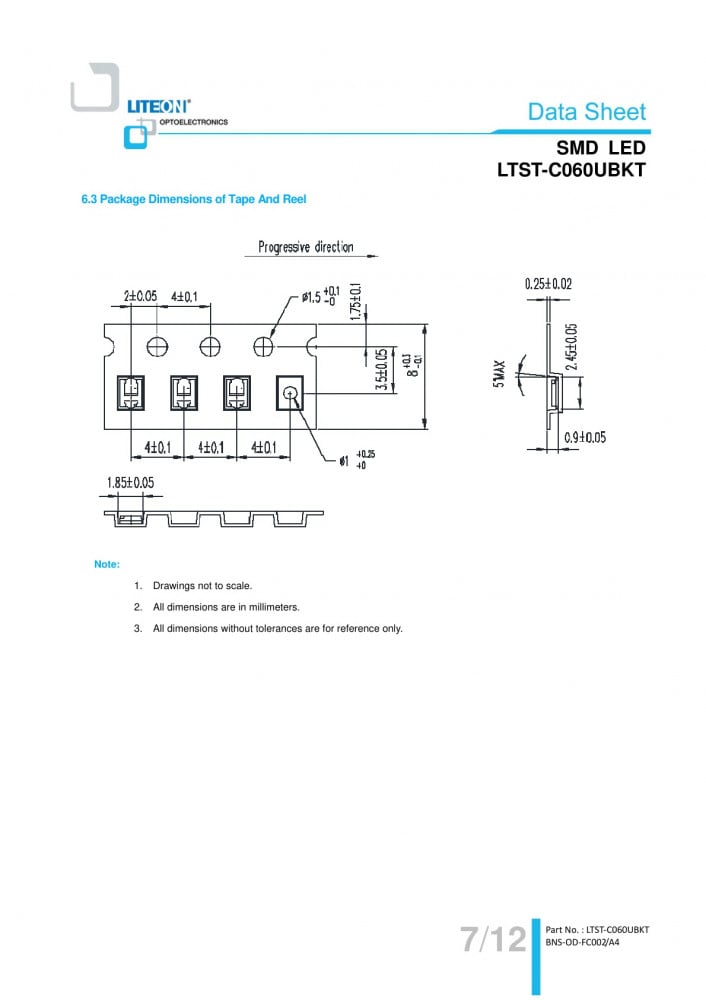 LTST-C060UBKT datasheet page 8