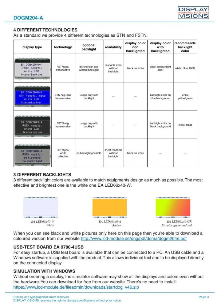 EA LED66X40-W technical document page 3