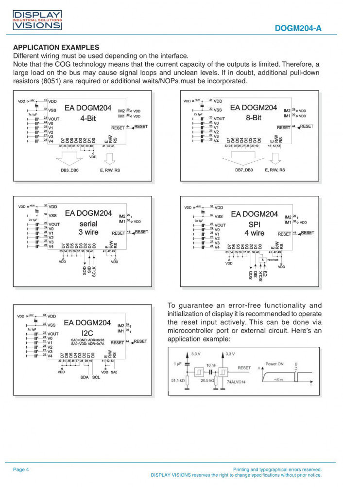 EA LED66X40-W technical document page 4