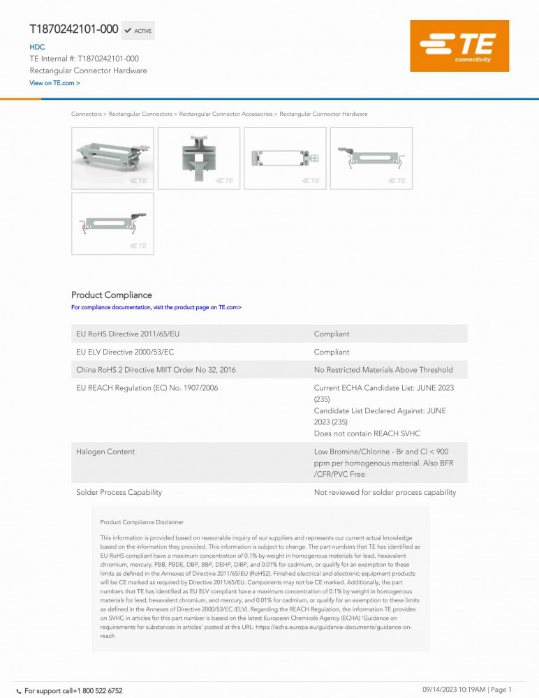 T1870242101-000 technical document page 1