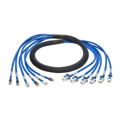 EATON N261-010-BL Modular Ethernet Cable RJ45 RJ11 Network Chip